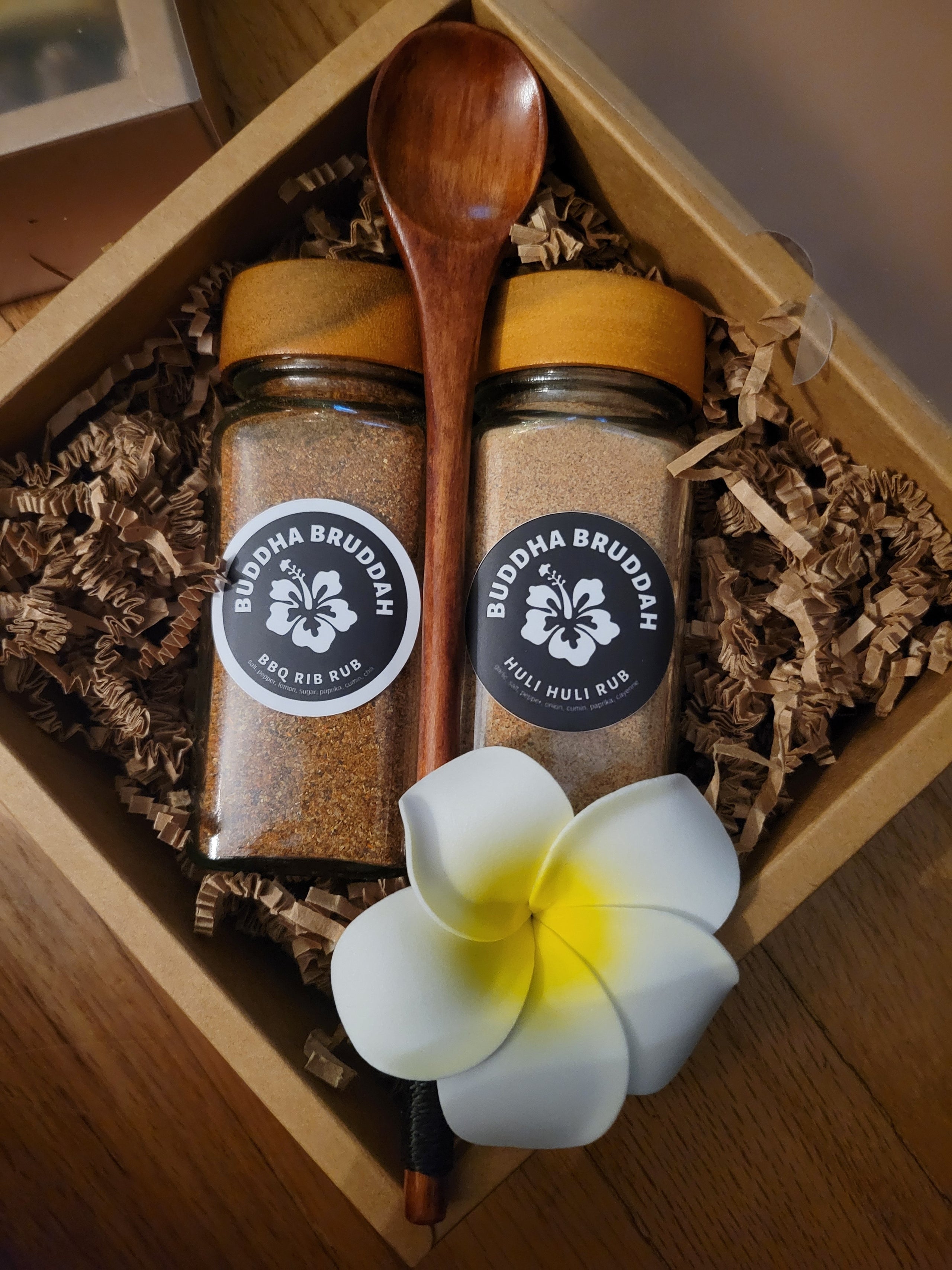 Spice Duo w/Wood Spoon | Buddha Bruddah